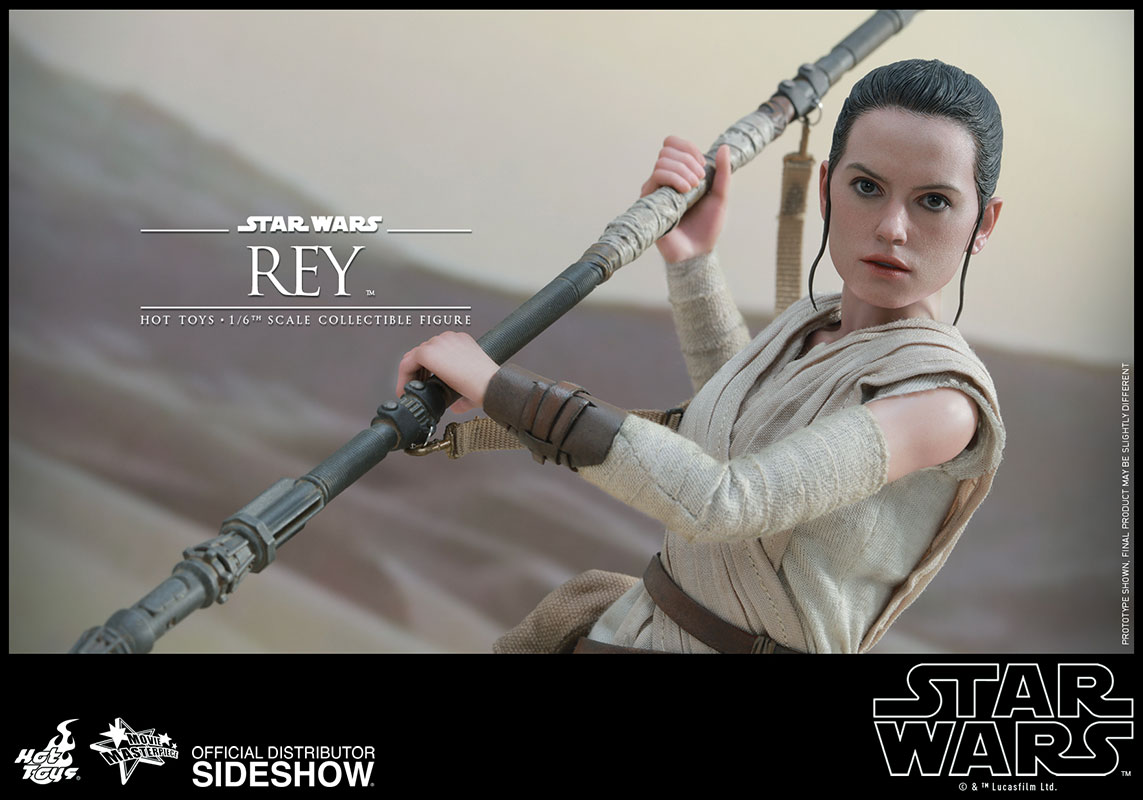 New (single) 1/6th scale figure of Rey from Hot Toys available for pre ...