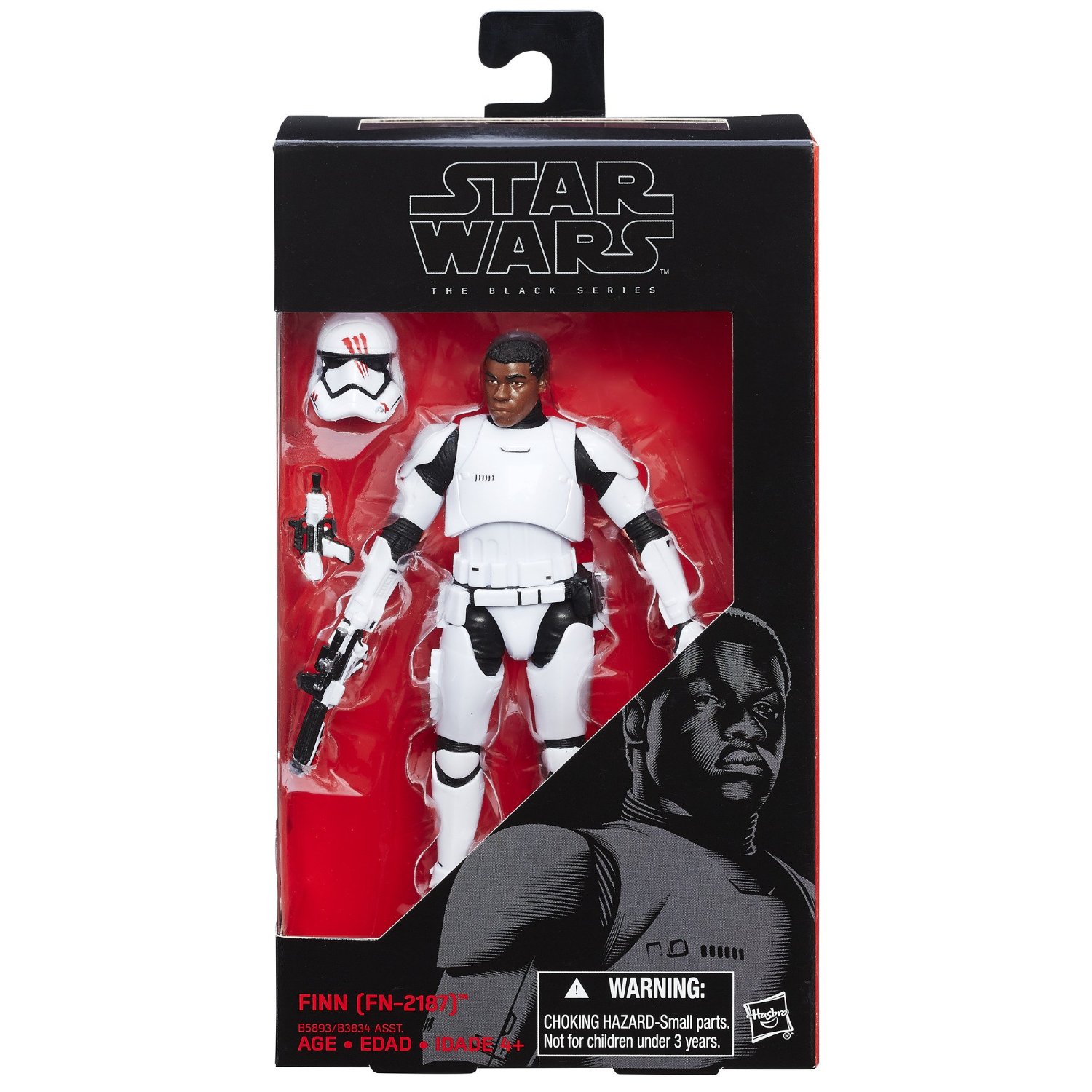 New Finn (or FN-2187) 6" Black Series figure debuts on Walmart