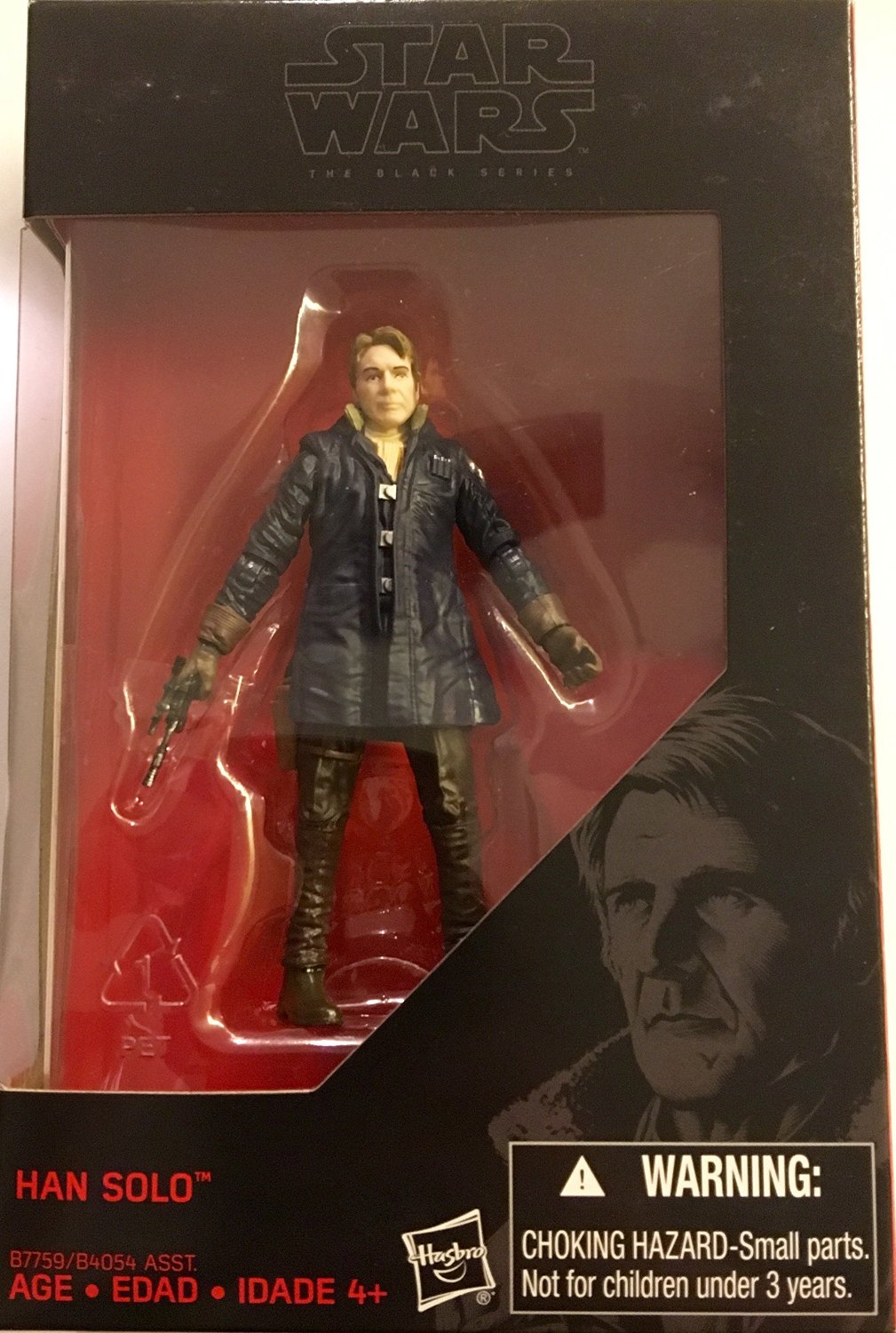 New Exclusive Black Series Starkiller Base 3.75" Han Solo action figure ...