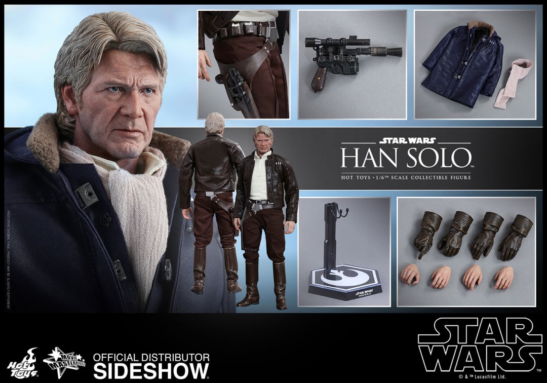 "Old Han" (single) 1/6th scale action figure from Hot Toys revealed and ...