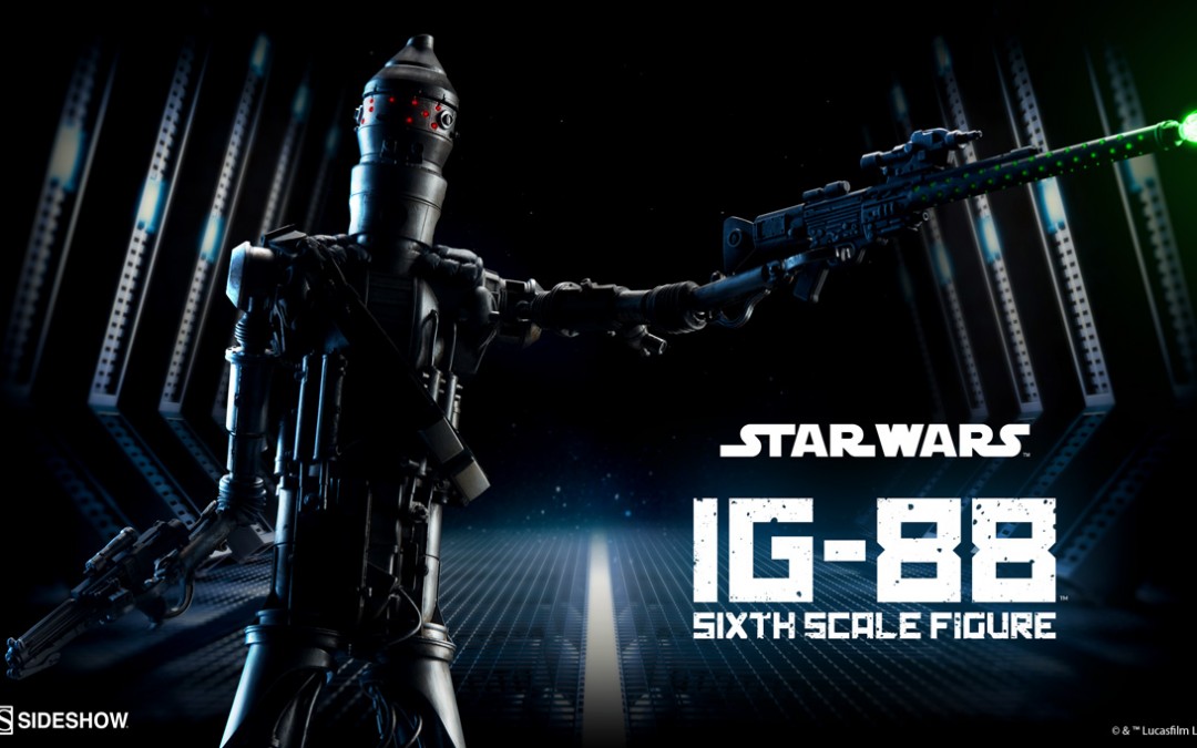 New 1/6th scale action figure of IG-88 the assassin droid (also bounty ...