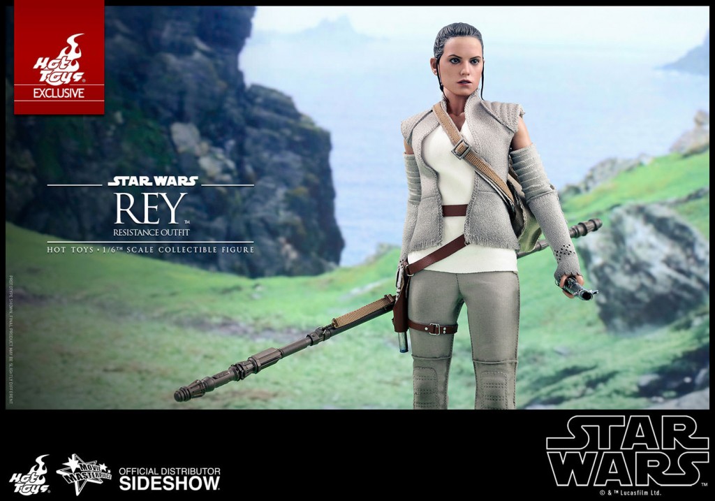 New exclusive 1/6th scale figure of Rey (in her Resistance Outfit) from ...