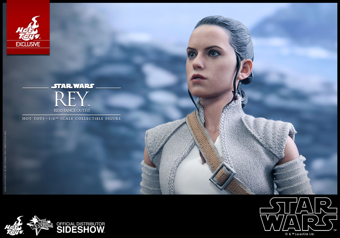 New exclusive 1/6th scale figure of Rey (in her Resistance Outfit) from ...