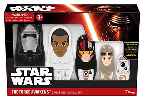 New Force Awakens Themed Nesting Doll Set debuts on DisneyStore.com