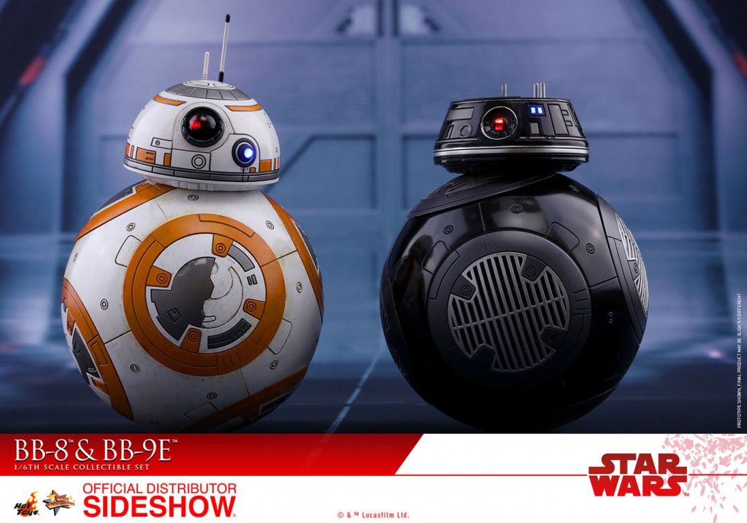 New BB-8 and BB-9E 1/6th Scale Figure 2-pack From Hot Toys available ...