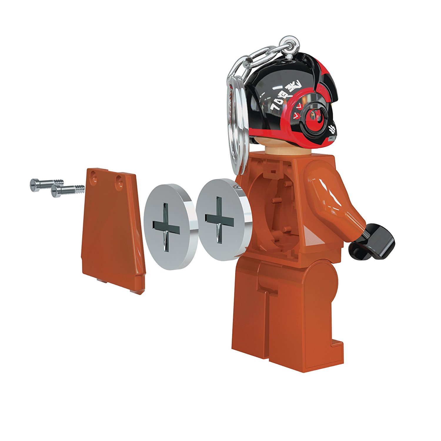 New Last Jedi Lego Poe Dameron LED Keychain Light available on Amazon.com