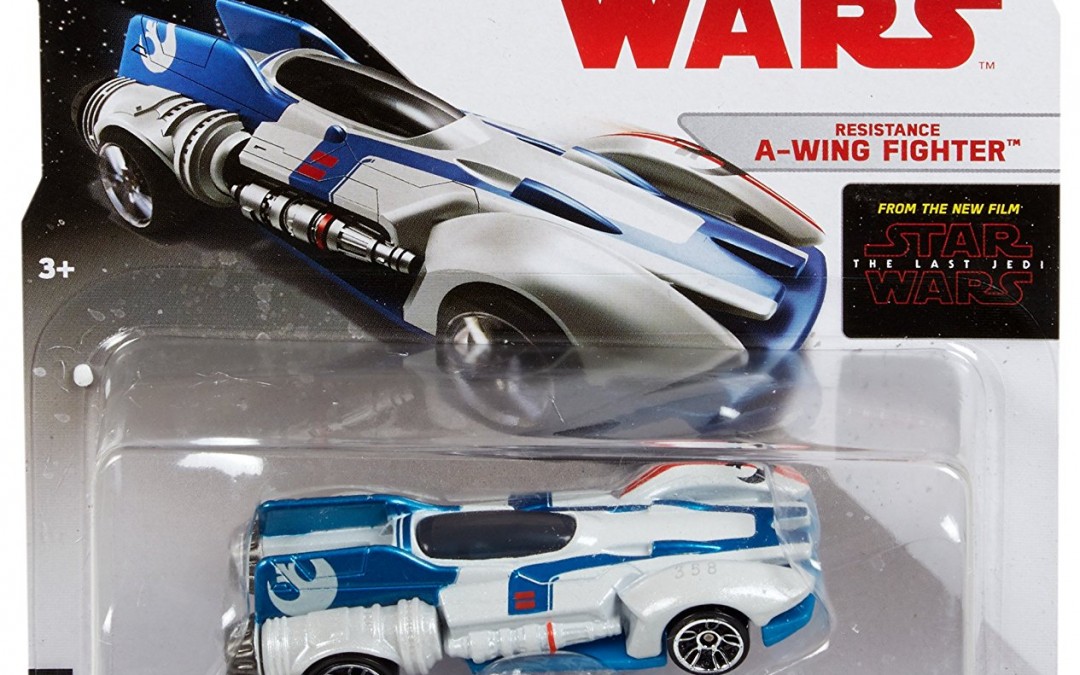 New Last Jedi Hot Wheels Resistance A-Wing Fighter Vehicle Toy ...