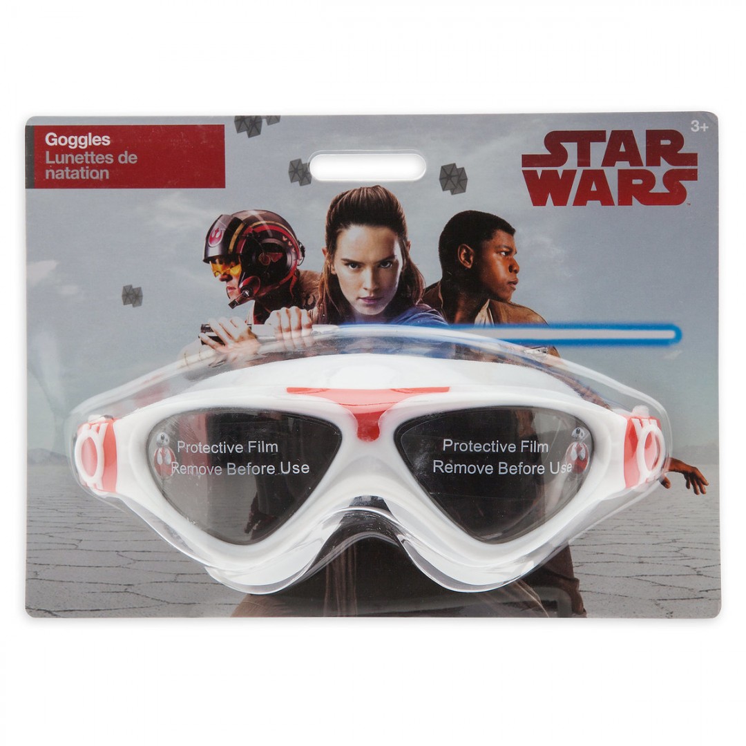 New Last Jedi Kids Swim Goggles available on ShopDisney.com