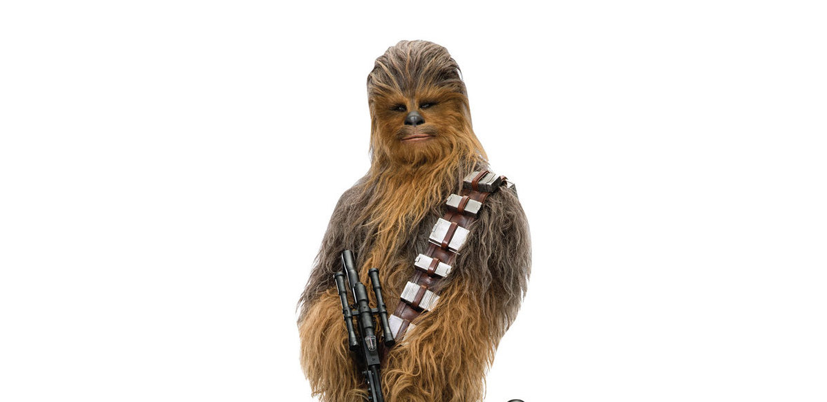 New Last Jedi Chewbacca Holding Bow Life-Size Cardboard Cutout Standee ...