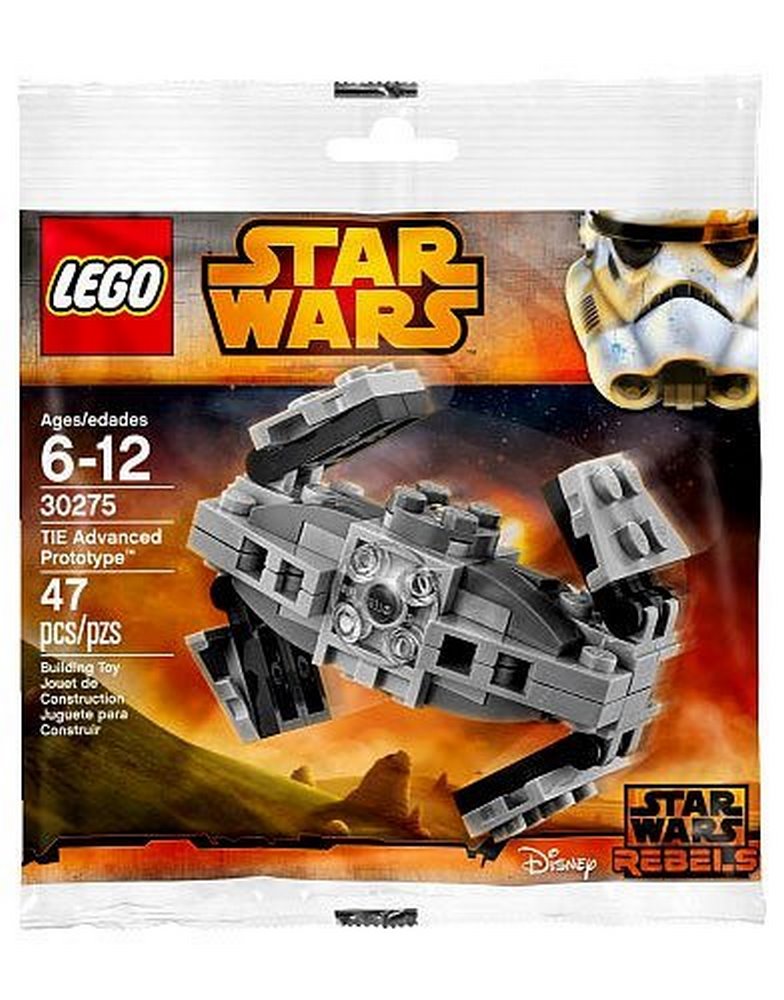 New Star Wars Rebels TIE Advanced Prototype Polybag Lego Set now in stock!