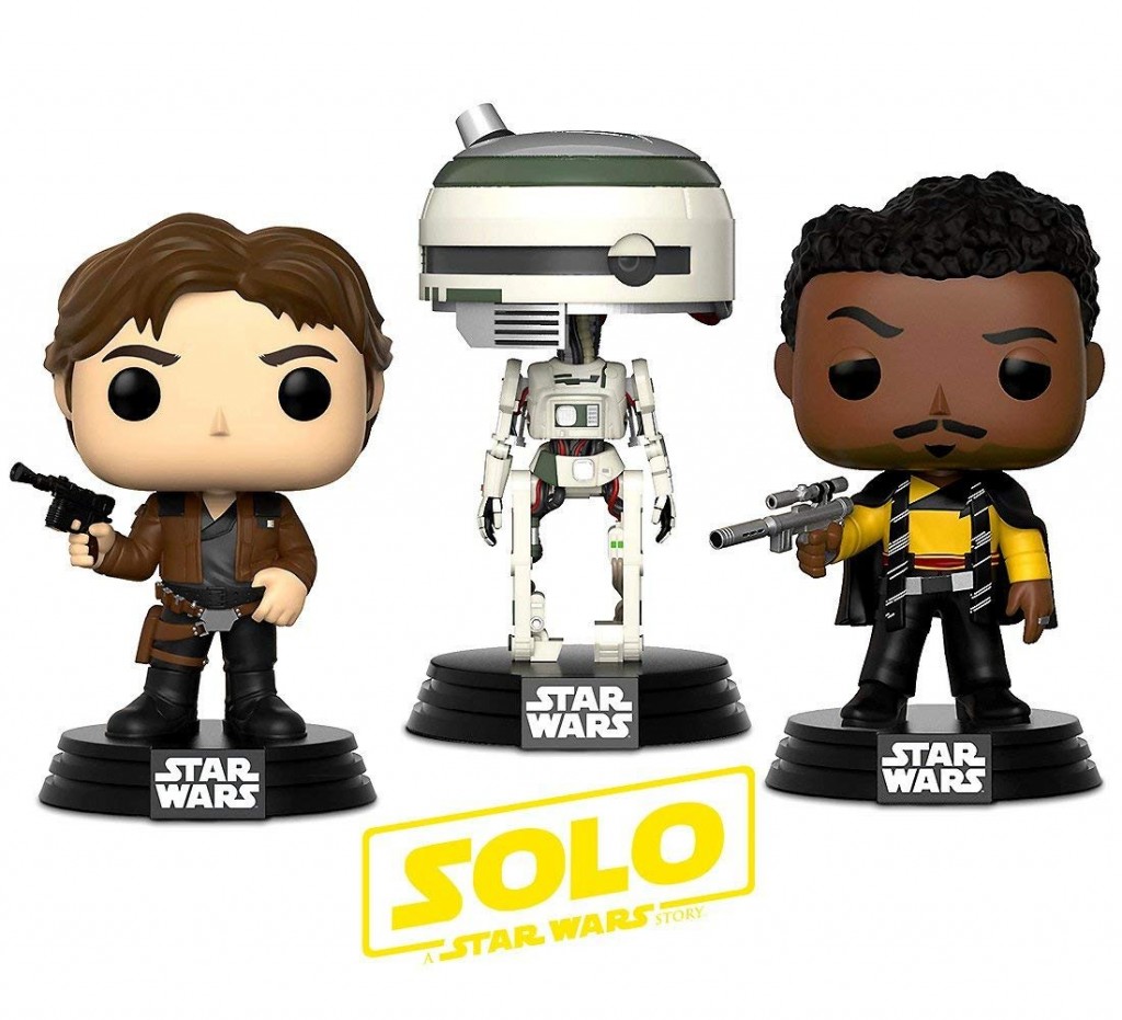 New Solo Movie Funko Han Solo, L3-37 and Lando Calrissian Warp Gadgets ...