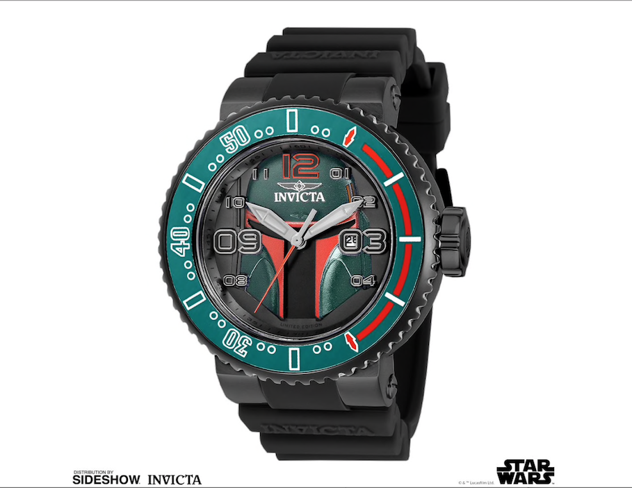 New Star Wars Boba Fett Stainless Steel PC32 Quartz Watch available!