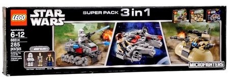 New Star Wars Lego Microfighters 3 in 1 Set available now!