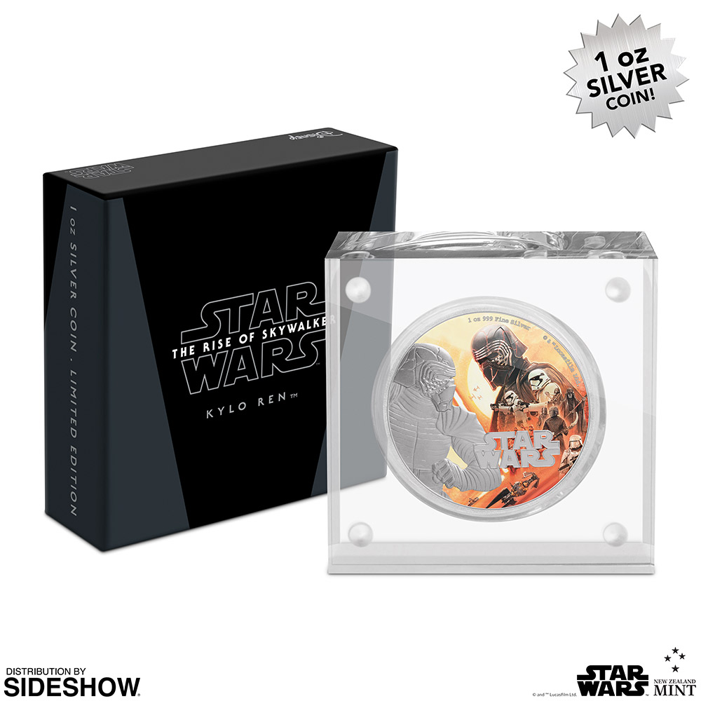 New Rise of Skywalker Kylo Ren Silver Coin available for pre-order!