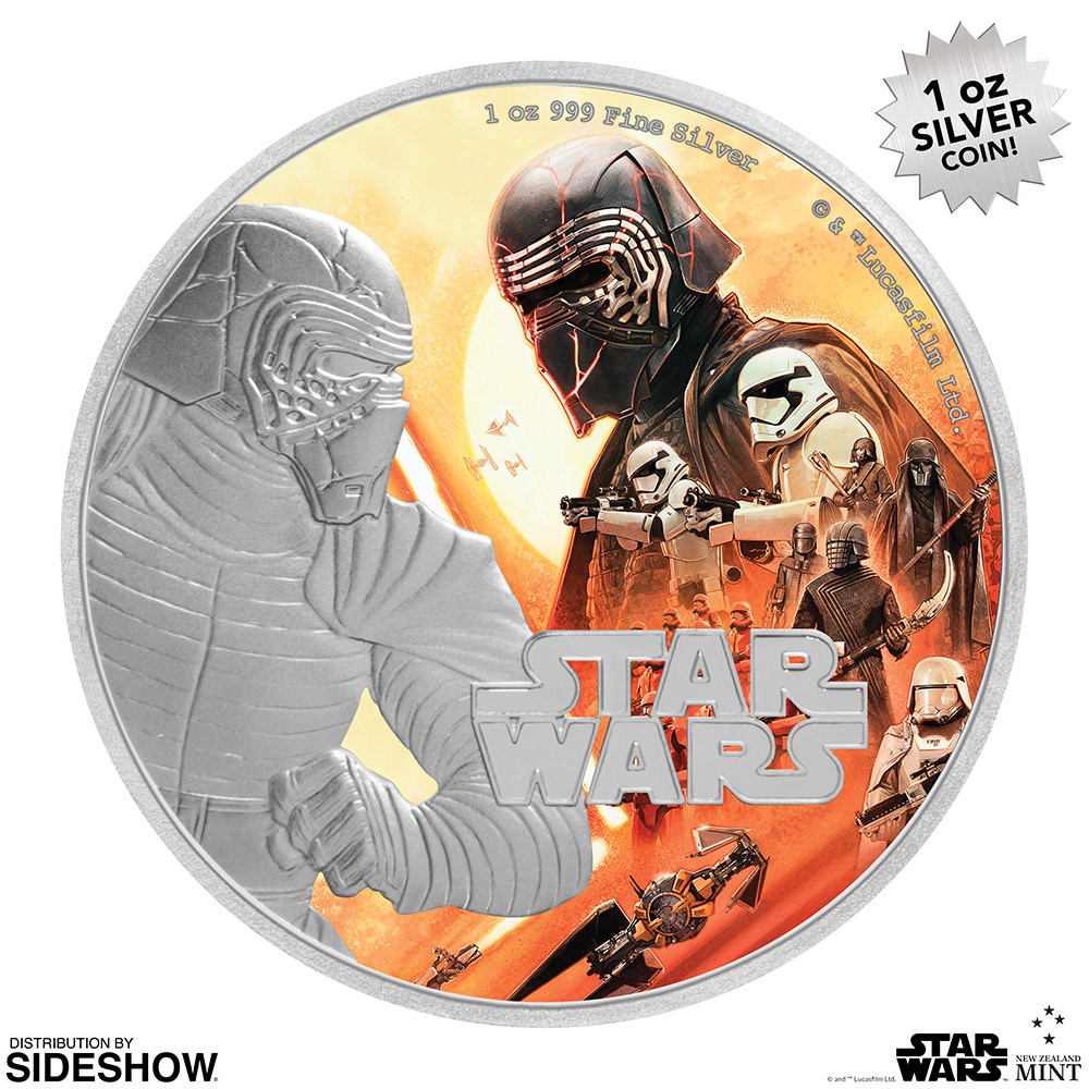 New Rise of Skywalker Kylo Ren Silver Coin available for pre-order!
