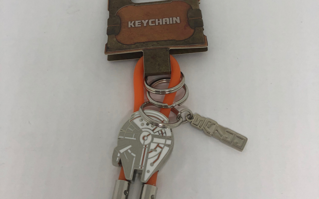 New Galaxy's Edge Millennium Falcon Rubber Keychain available!