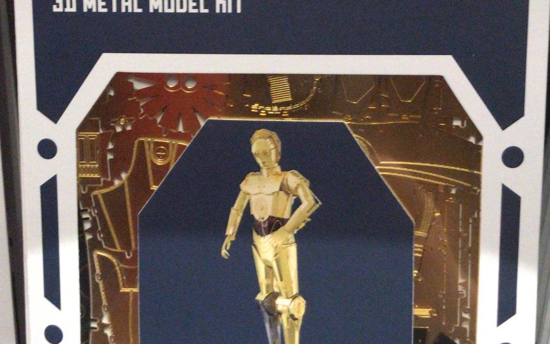 No Glue Model Metal Earth Star Wars C-3PO 3D Metal Model Kit - Build ...
