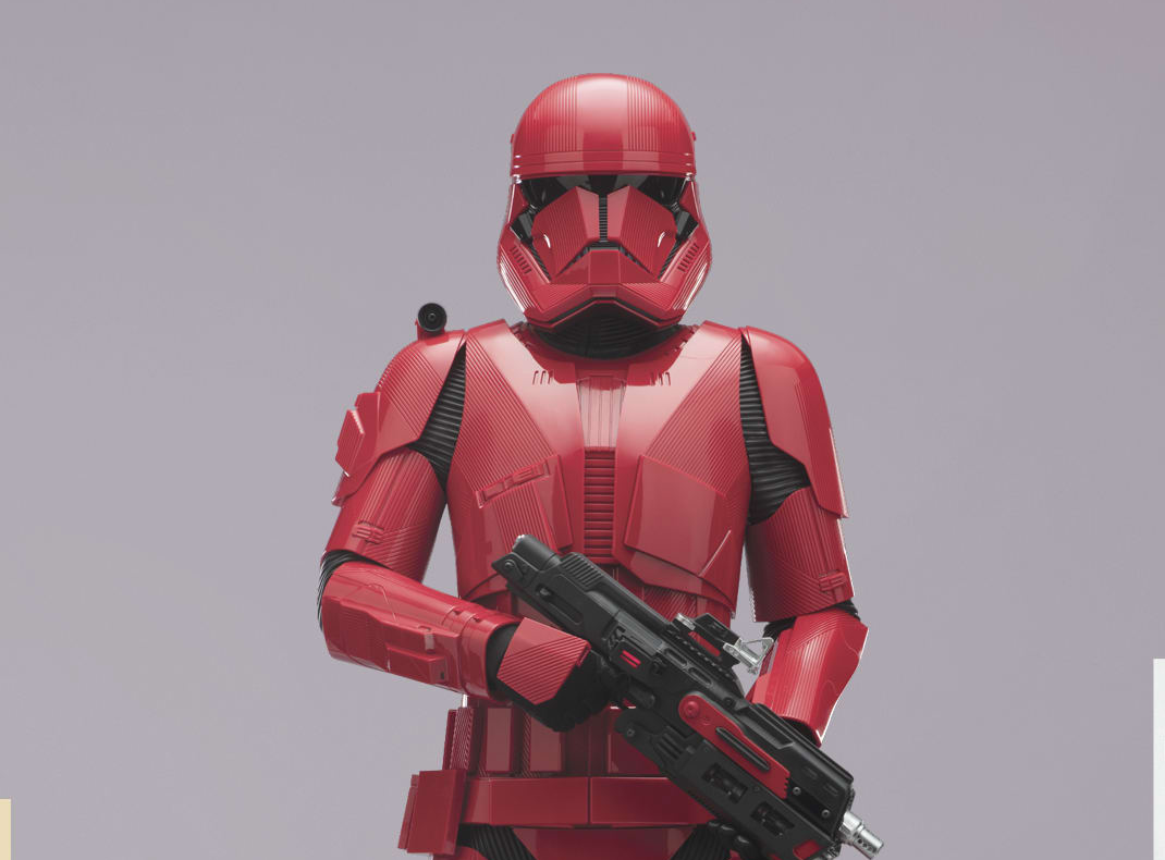 New Rise of Skywalker Sith Trooper Life-Sized Wall Decal available!