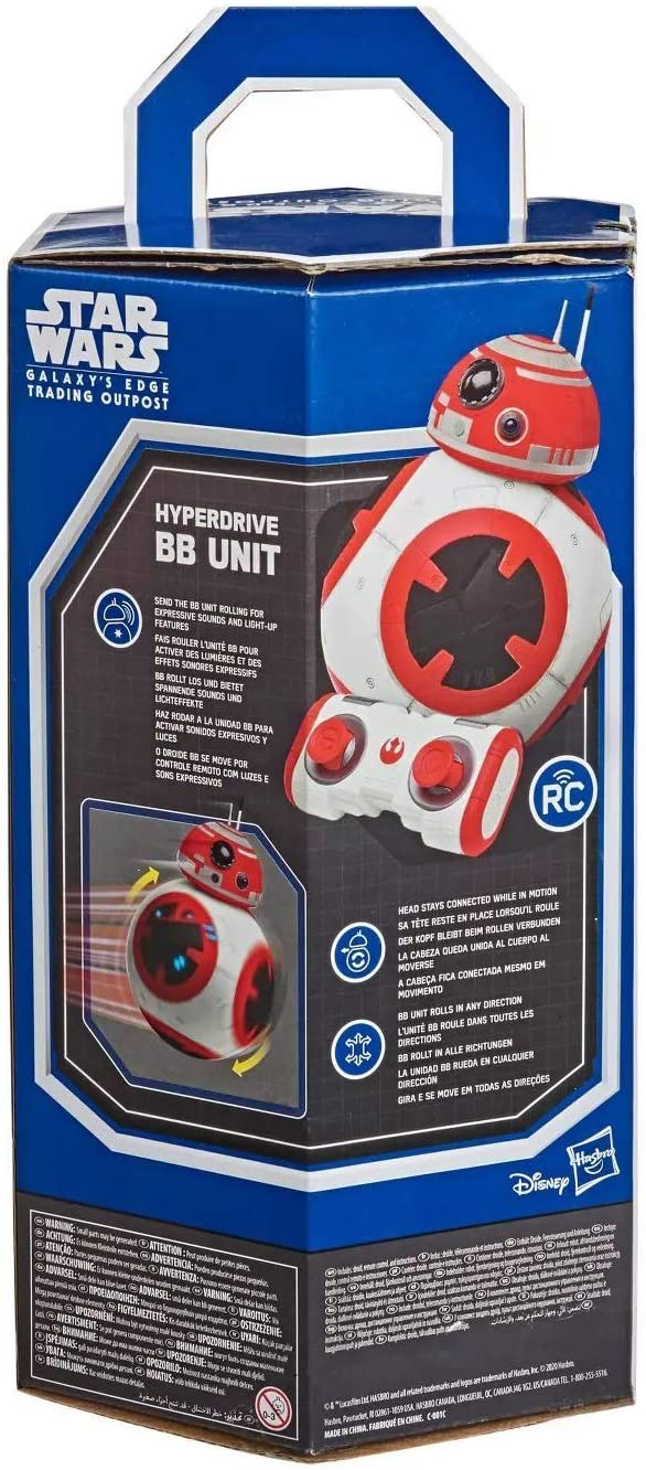 New Galaxy's Edge Hyperdrive Red BB Unit Remote Control Toy available ...