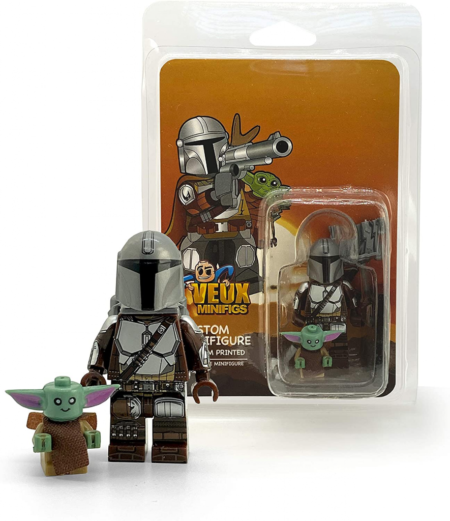 New The Mandalorian Mando and Grogu Custom Mini figure Set available ...