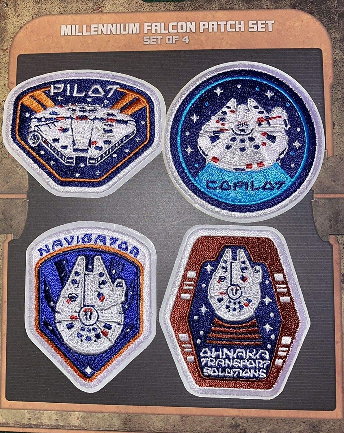 New Galaxy's Edge Millennium Falcon Removable Patch 4-Pack Set ...
