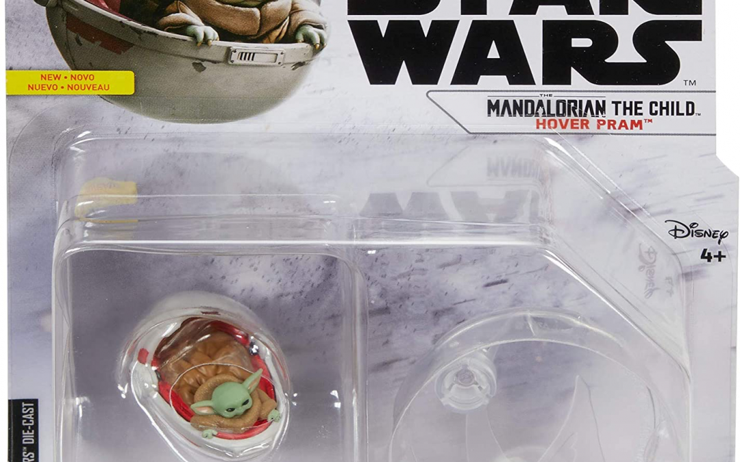 New The Mandalorian Hot Wheels The Child Hover Pram Toy available ...