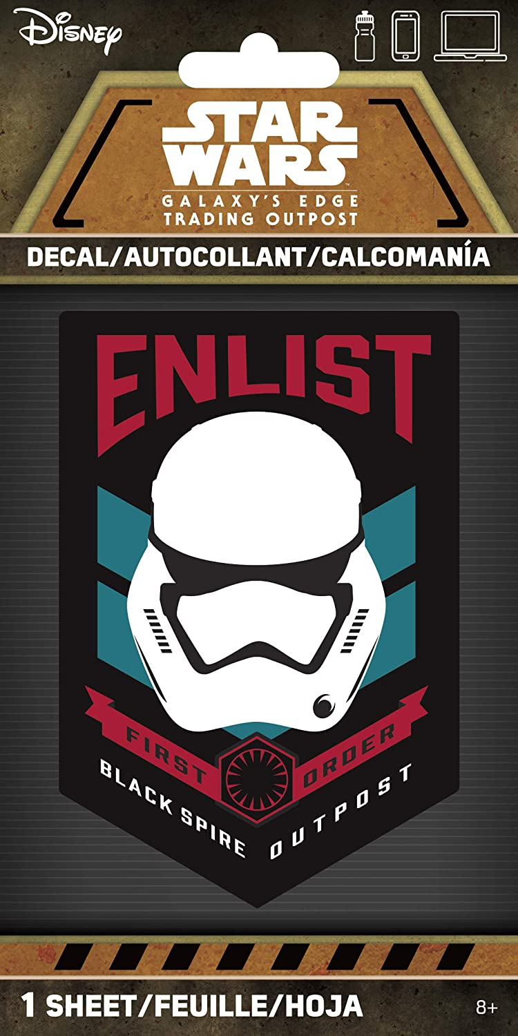 New Galaxy's Edge Trends International First Order 4 Color Decal ...