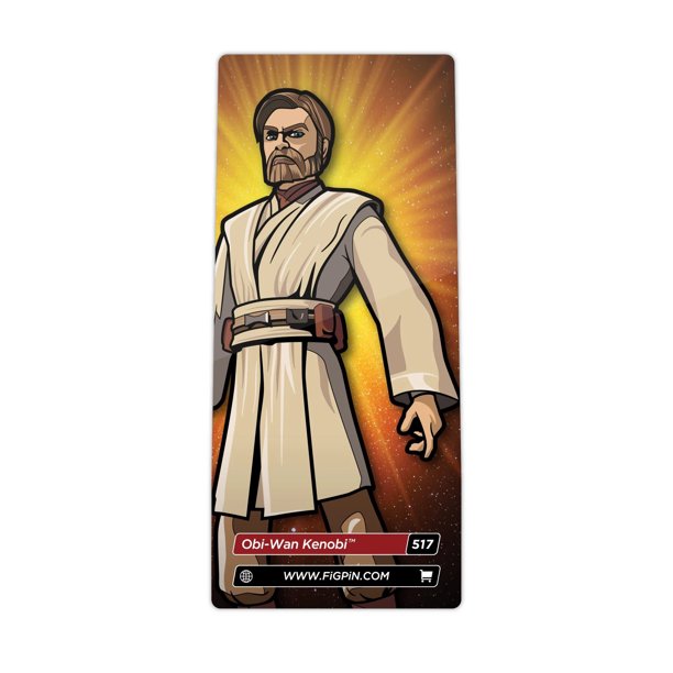 New Star Wars the Clone Wars Obi-Wan Kenobi FiGPiN pin available now ...