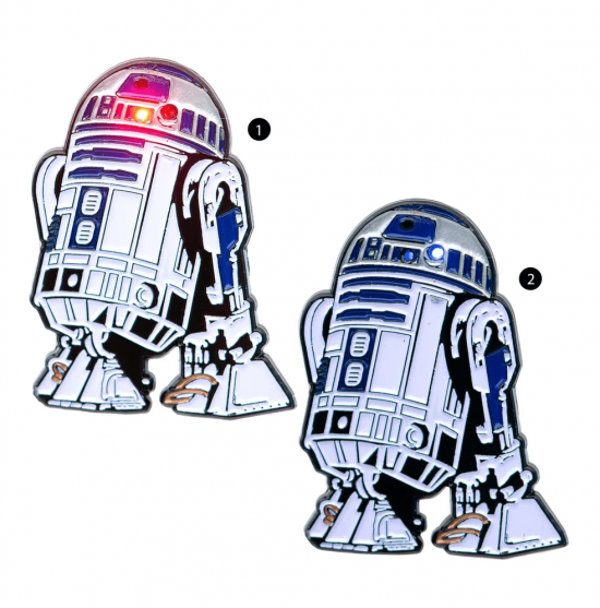 New Star Wars R2-D2 Light Up Pin Badge available now! | The Force ...
