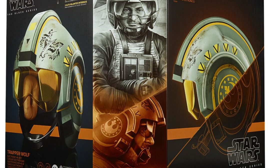 New The Mandalorian Black Series Trapper Wolf Electronic Cosplay Helmet ...