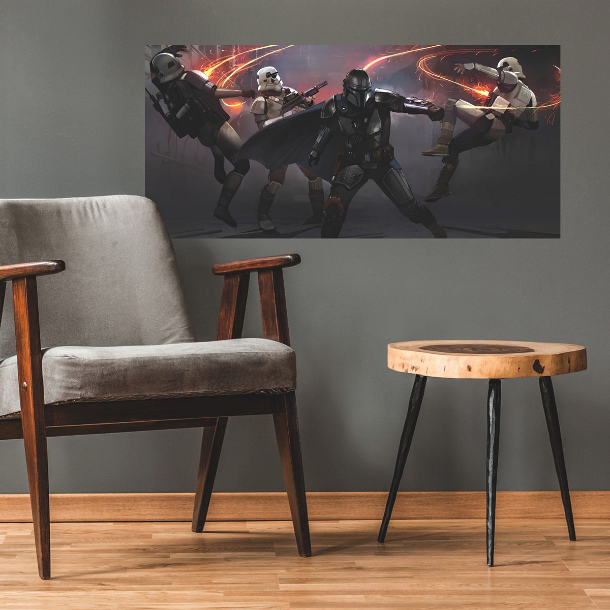 New The Mandalorian Mando (Din Djarin) Wall Decal Sticker Poster ...