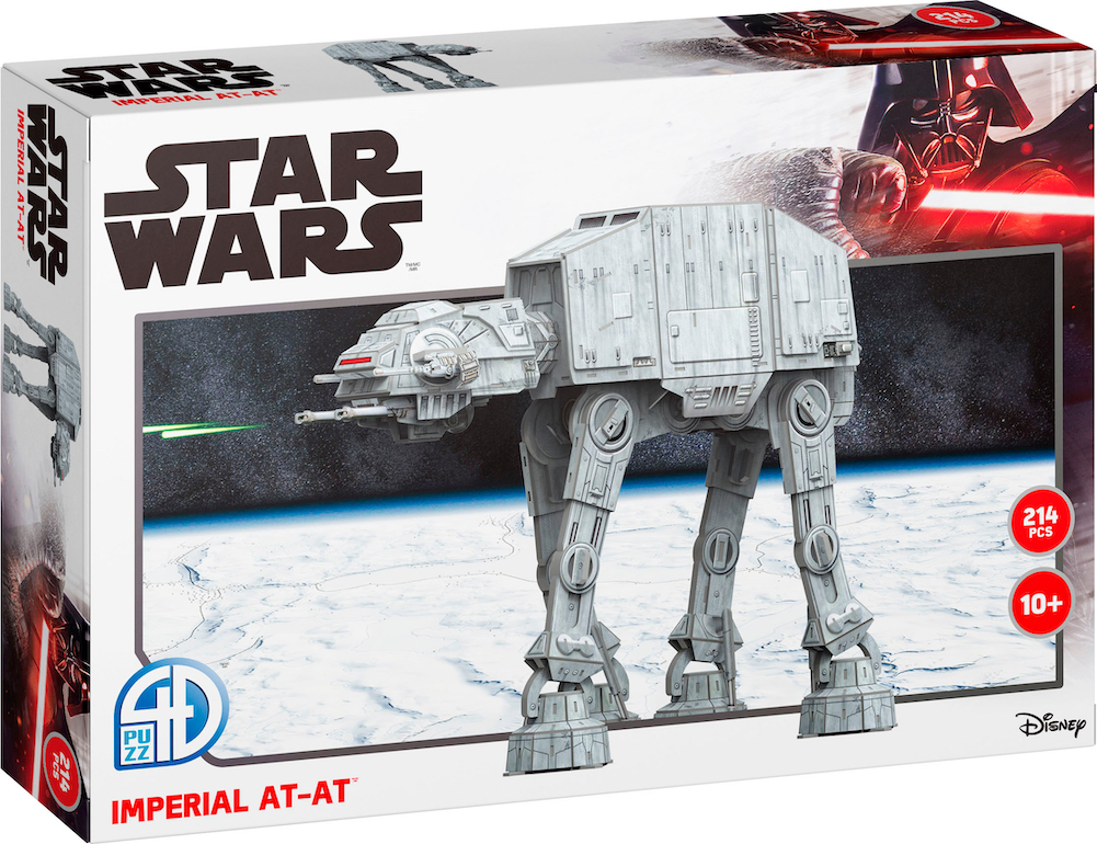 New Star Wars 4D Imperial AT-AT Walker Puzzle Model Kit available now ...