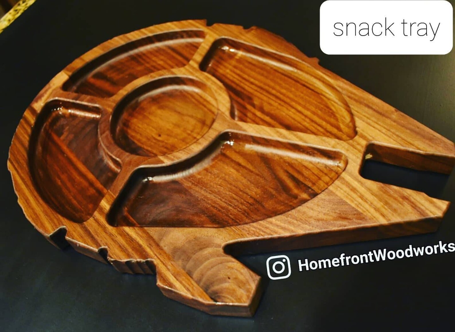 New Star Wars Millennium Falcon Snack Tray available now! | The Force ...
