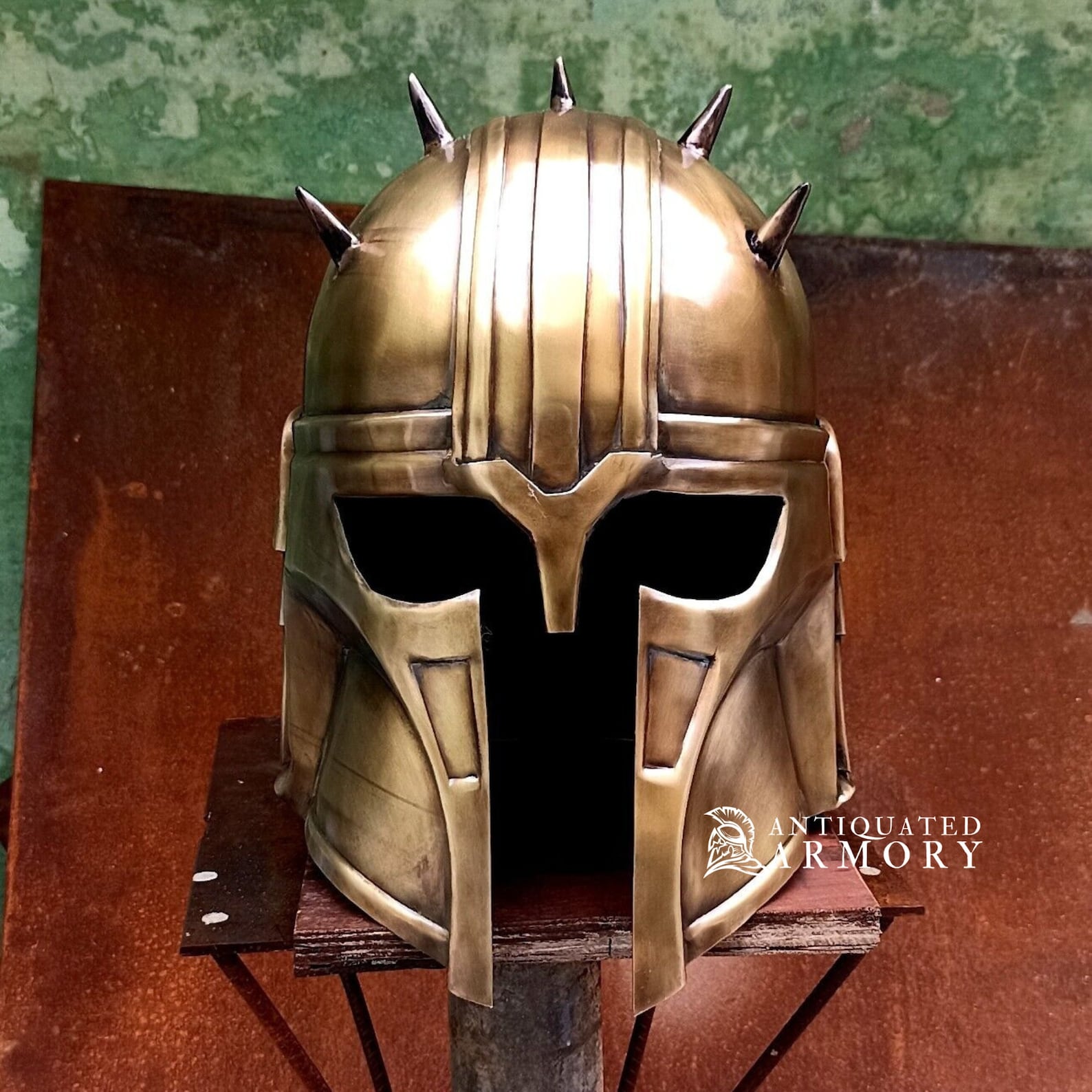 New The Mandalorian The Armorer Steel Cosplay Helmet available now ...