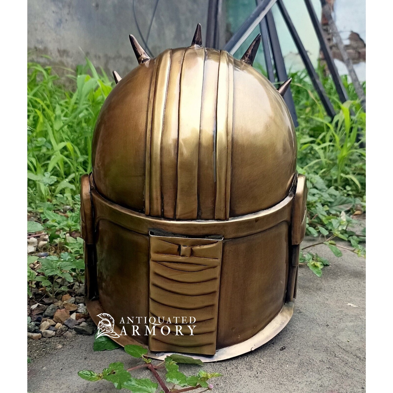 New The Mandalorian The Armorer Steel Cosplay Helmet available now ...