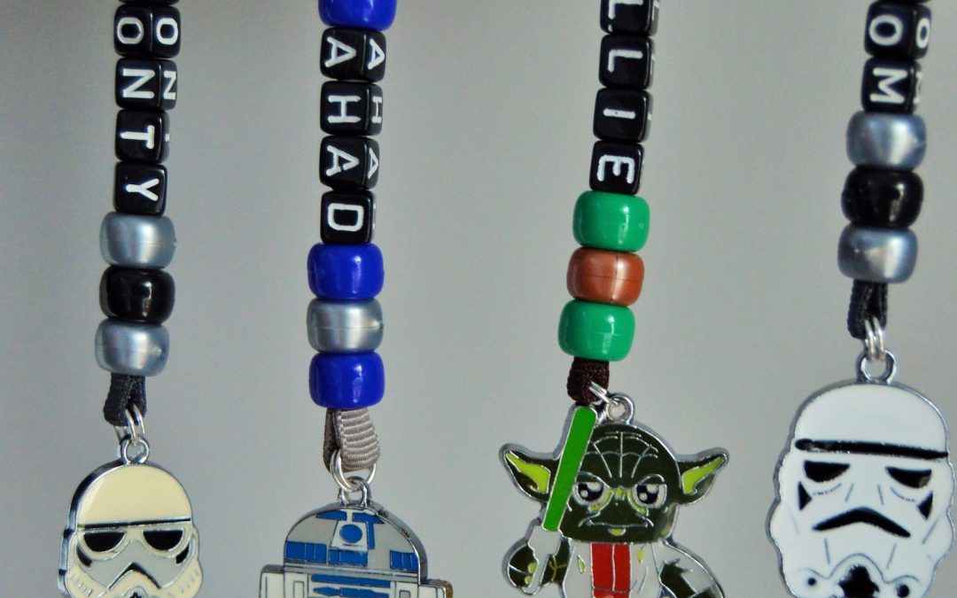 New Star Wars Personalized Name Keyring Character Charm Keychain ...
