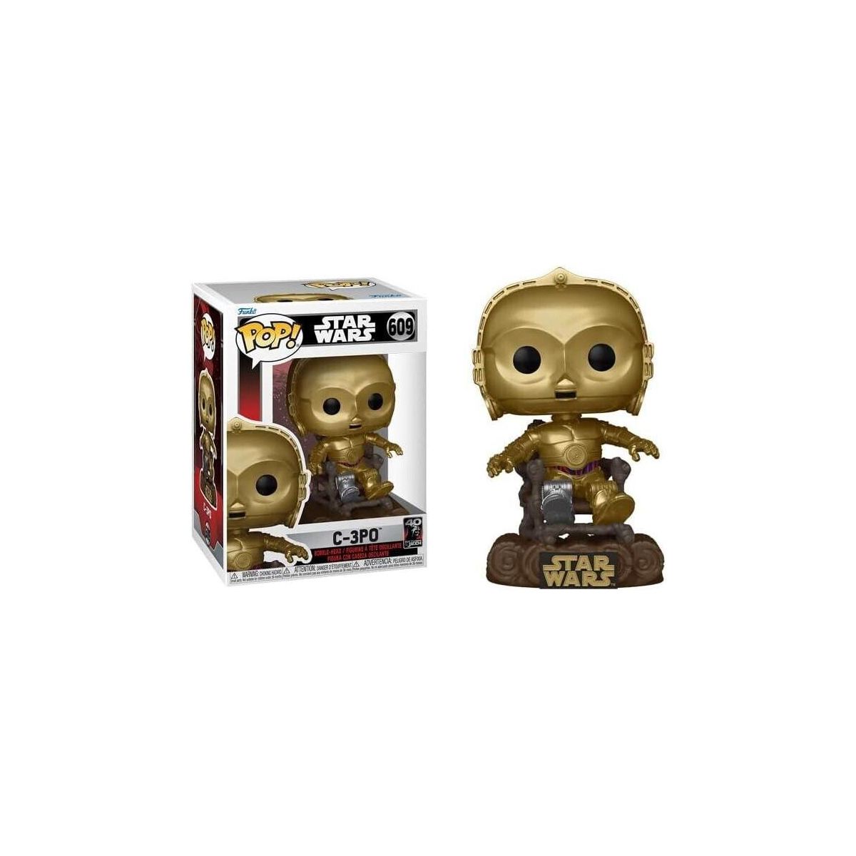New Return of the Jedi Funko Pop! C-3PO in Chair 40th Anniversary ...