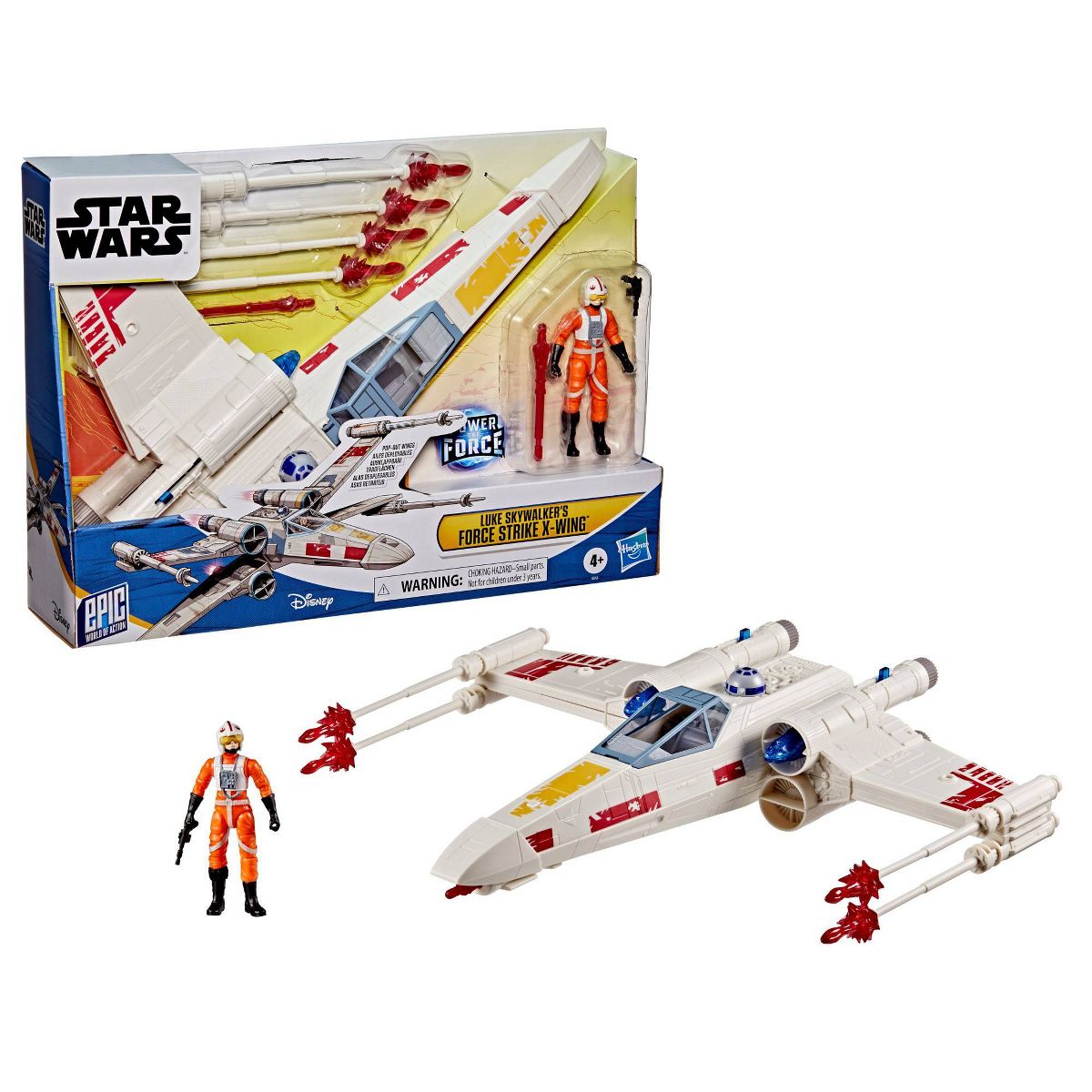New A New Hope Epic Hero Series X-Wing Figure Vehicle Toy Play Set ...